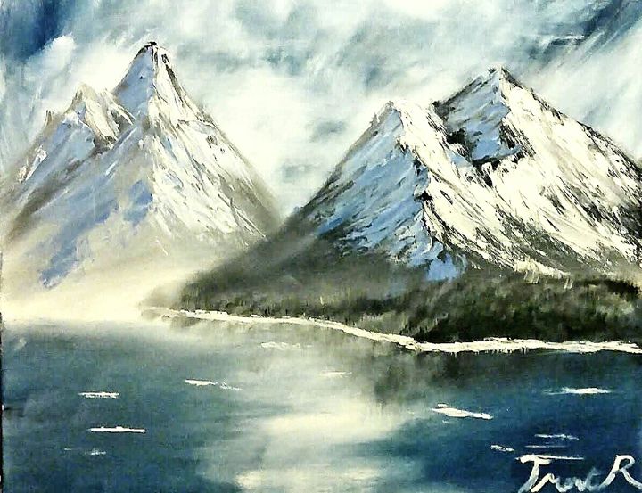 Twin Peaks - Trenton Robinette - Paintings & Prints, Landscapes ...