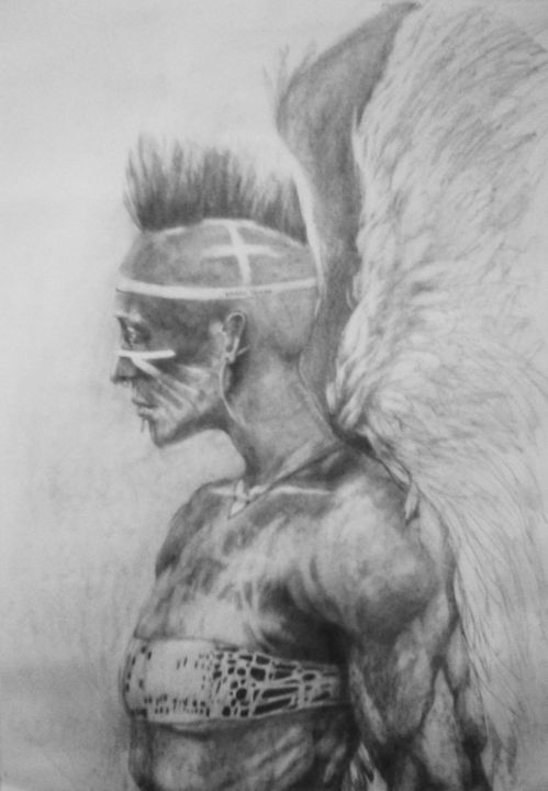 Wankan Tanka American Indian Angel - Meredith T Boswell Studios ...