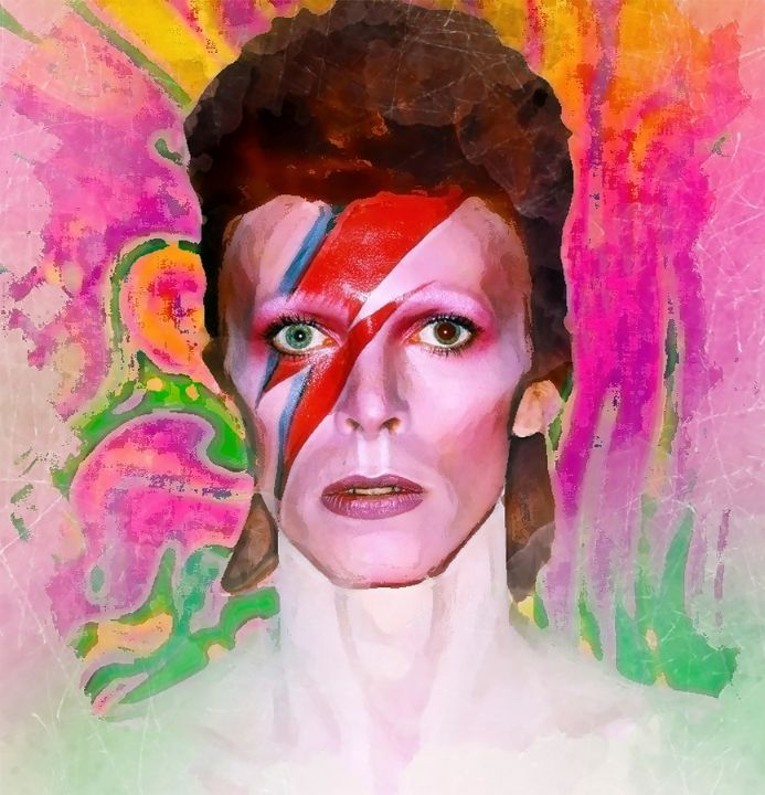 David Bowie - Karl Knox Images - Digital Art & AI, Entertainment, Music ...
