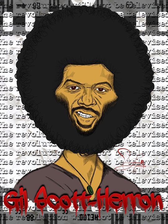 Gil Scott Herron - Stick Figure Drawings - Drawings & Illustration ...