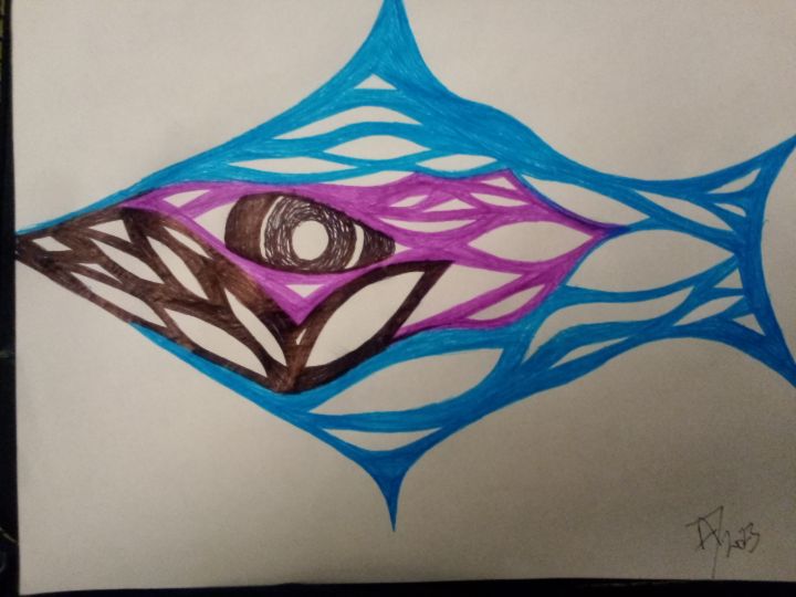 Abstract FISH - Ambers Amazing Art - Drawings & Illustration, Abstract ...