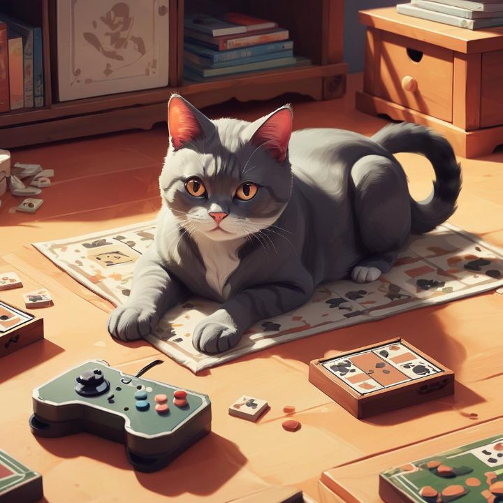 Grey and White Kitten - cutsie - Digital Art & AI, Animals, Birds ...