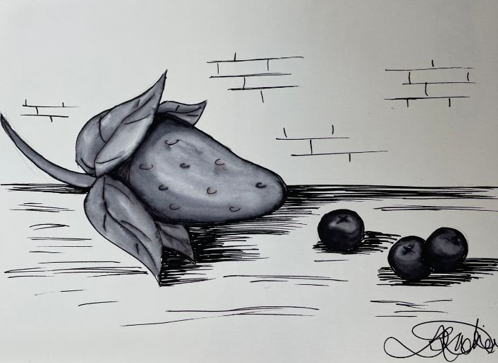 fruiitss - art.by.my.awkward.self - Drawings & Illustration, Food ...