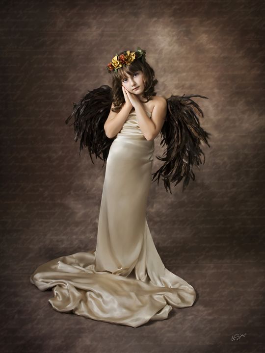 Angelica -Angel - Artdecoportrait - Digital Art & AI, Fantasy ...