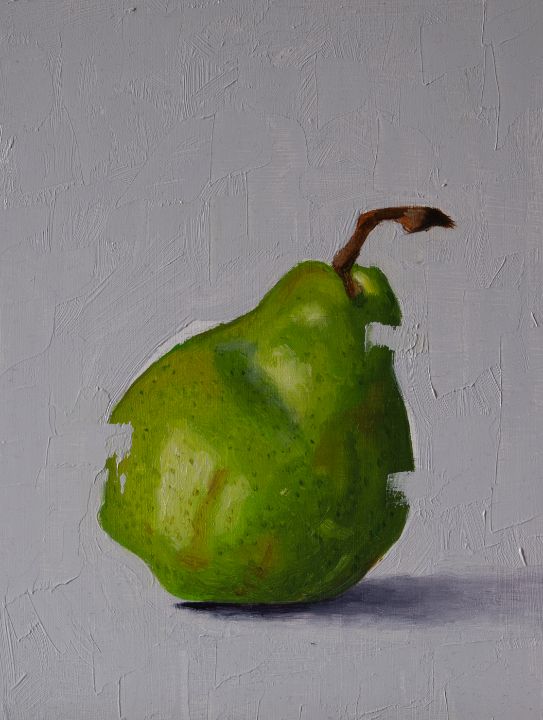 Green Pear - Leon Postma - Paintings & Prints, Still Life, Food ...