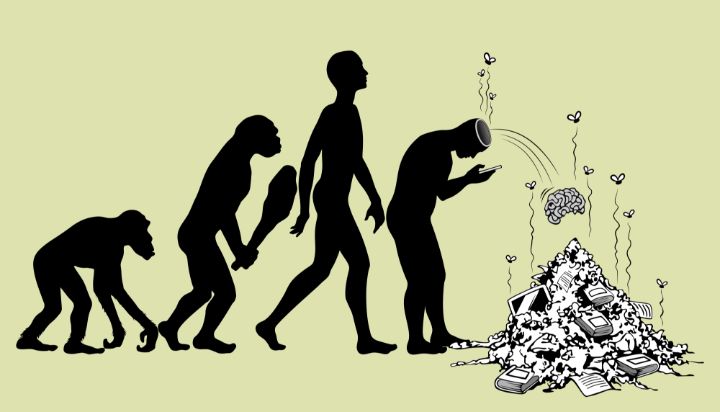 Extinction - Humorous Evolution - BluedarkArt - Drawings & Illustration ...