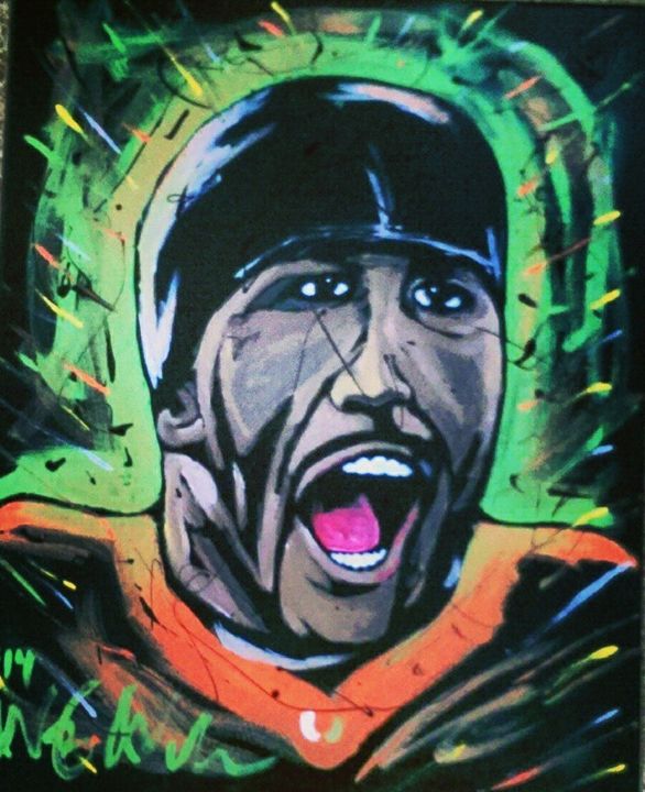 Ray Lewis 16x20 Painting - WesleyWalkerFineArt - Paintings & Prints ...