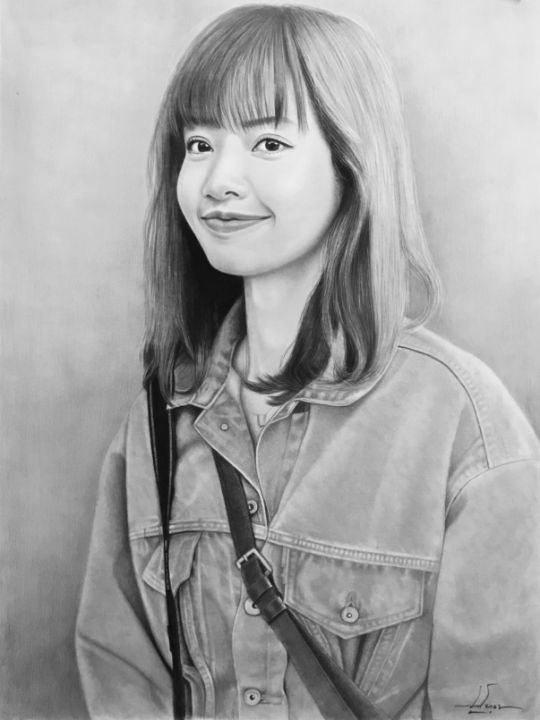Painting of a young woman. - Arts stories - Drawings & Illustration ...