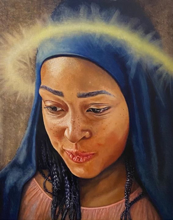 Ave Maria - Margit C Egg - Paintings & Prints, People & Figures ...