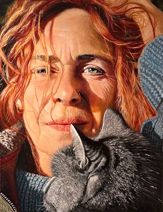 Boundaries - Margit C Egg - Paintings & Prints, People & Figures ...