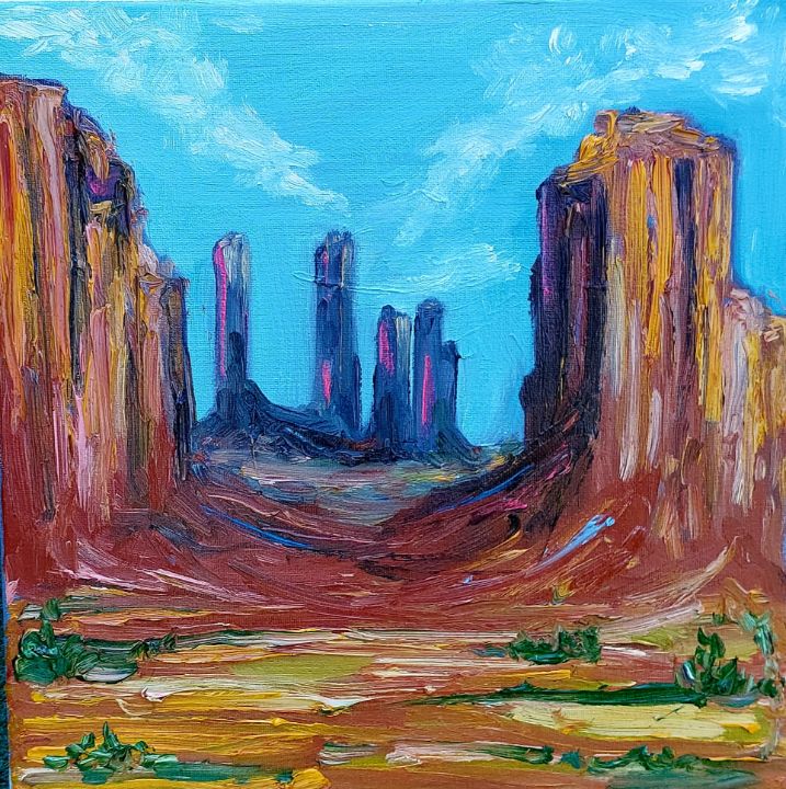 Monument Valley Arizona - XeniaFunArt - Paintings & Prints, Landscapes ...
