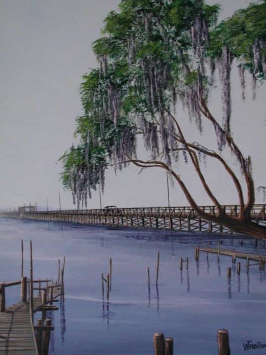 Ortega Bridge - Discover My World - Paintings & Prints, Landscapes ...