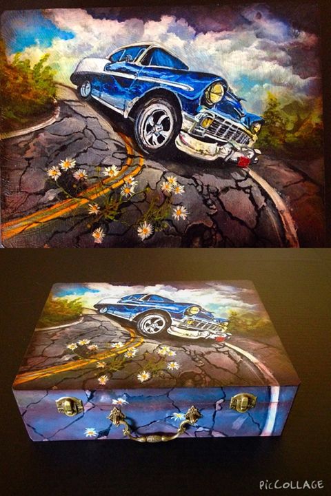 "Forgotten Road" - ForKeep'sSake - Crafts & Other Art, Boxes - ArtPal