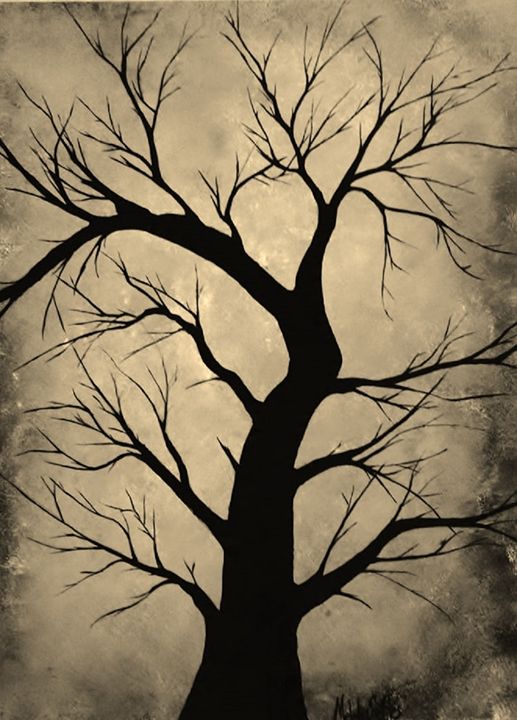 Golden Shade Tree - Melody Taylor Suttles - Paintings & Prints, Flowers ...