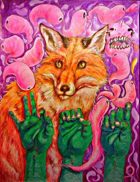 Mute the fox - Donte - Drawings & Illustration, Fantasy & Mythology ...