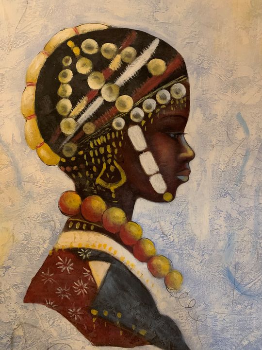 Nubian Princess - The Galleria Art Gallery - Paintings & Prints, Ethnic ...