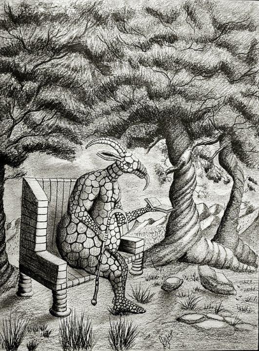 The garden of knowledge - lah_cen drawings - Drawings & Illustration ...