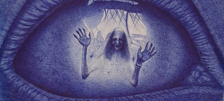 Evil eye - lah_cen drawings - Drawings & Illustration, Fantasy ...