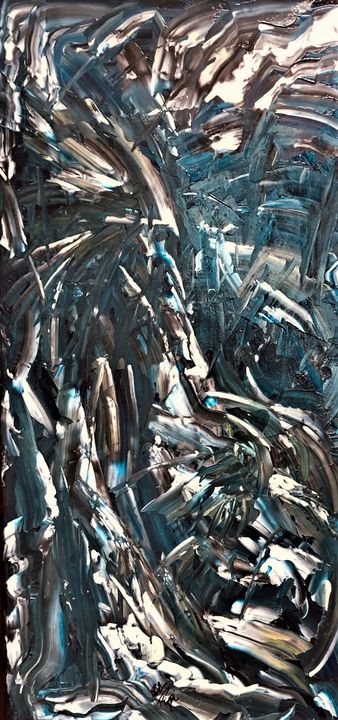 cavernas bajo el agua - Bob Rispoli Arts - Paintings & Prints, Abstract ...