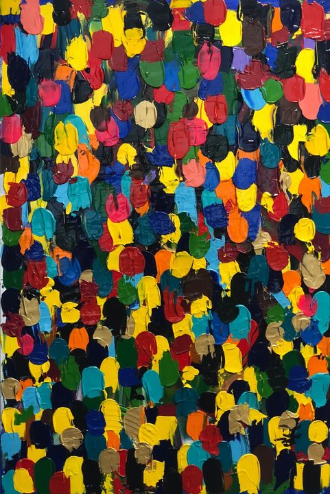 palloncini cadenti - Bob Rispoli Arts - Paintings & Prints, Abstract ...