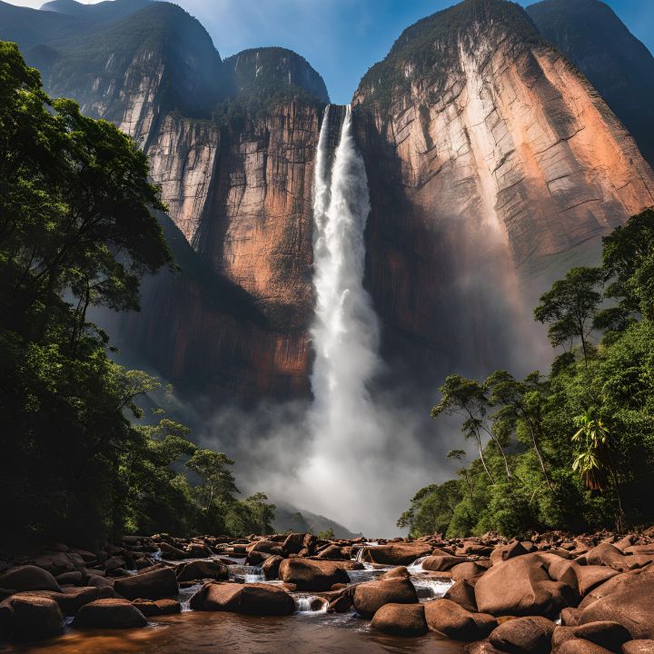 Experience the Majesty of Angel Fall - Venezia1 - Digital Art & AI ...