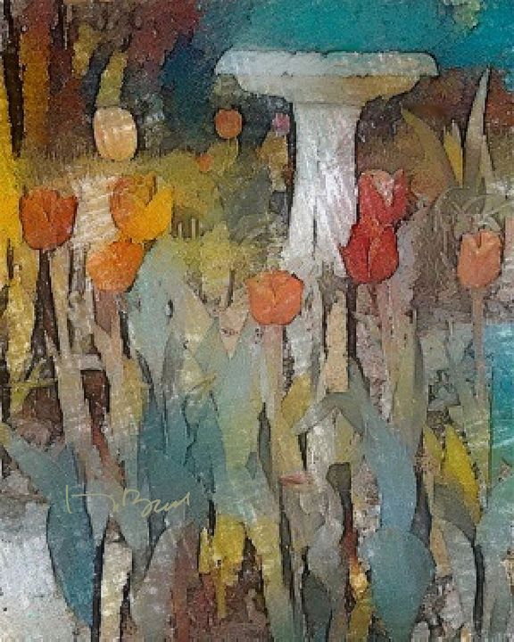 Birdbath - Don Berg - Photography, Flowers, Plants, & Trees, Flowers ...