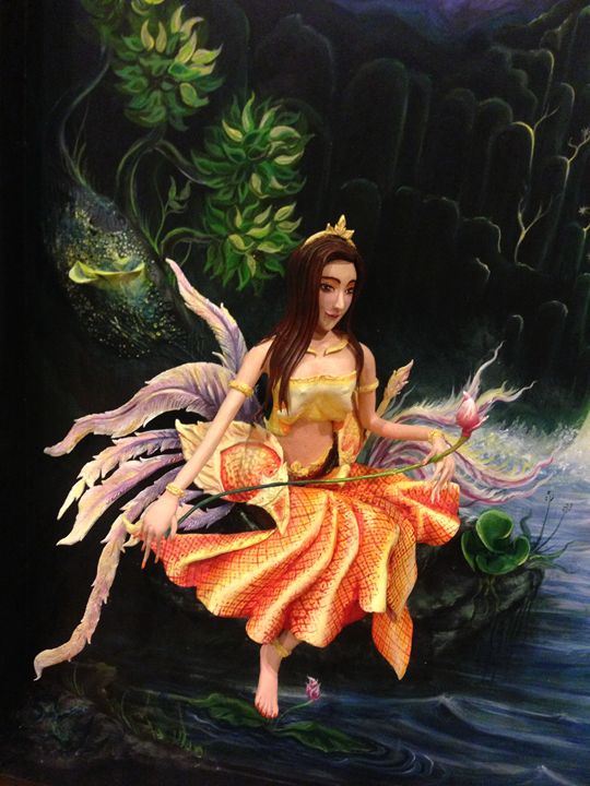 Kinnaree - Surawat Gallery - Sculptures & Carvings, Fantasy & Mythology ...