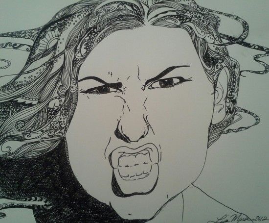 Not So Zen - Lisa Maria - Drawings & Illustration, People & Figures ...