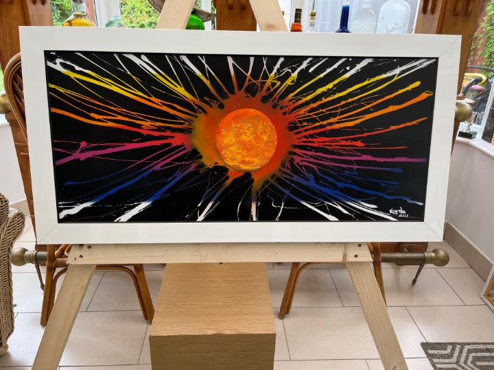 Exploding sun - VJ special are - Paintings & Prints, Abstract, Other ...