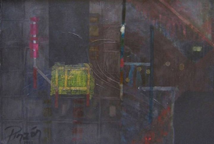 Apartamiento. - Luis Pinzon - Paintings & Prints, Abstract, Geometric ...