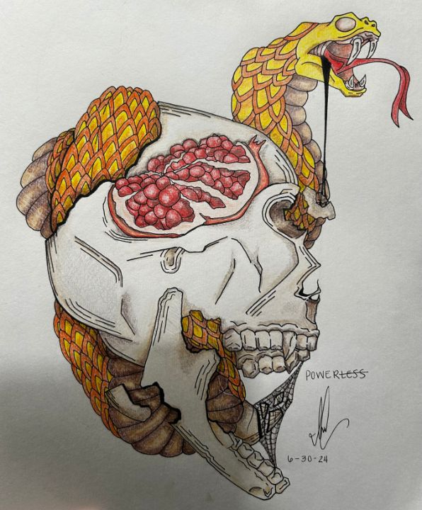 Powerless - Isabelladrh - Drawings & Illustration, Abstract, Organic ...