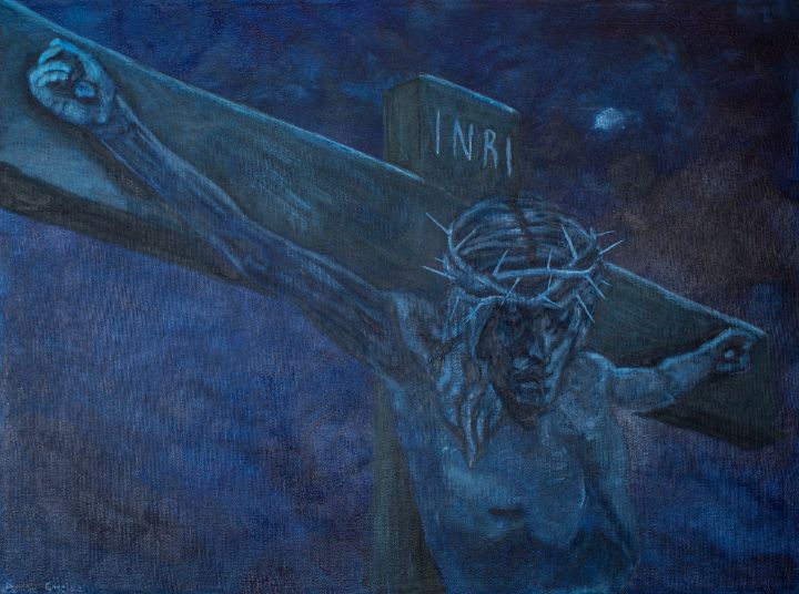 And Jesus Breathed His Last - Bible Inspired Art - Paintings & Prints ...