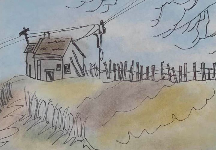 Whimsical Country Home - Retta's Happy Art - Drawings & Illustration ...
