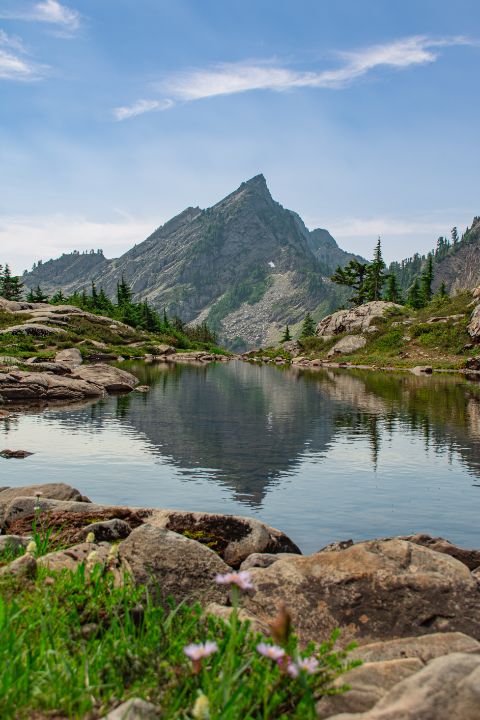 Gothic Basin Vertical - Austin Ulfers - Photography, Landscapes & Nature, Mountains - ArtPal