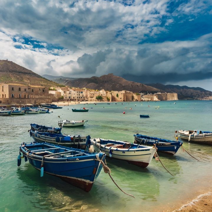 Cefalù’s Restless Sea Before storm - Nitrogen - Digital Art & AI ...