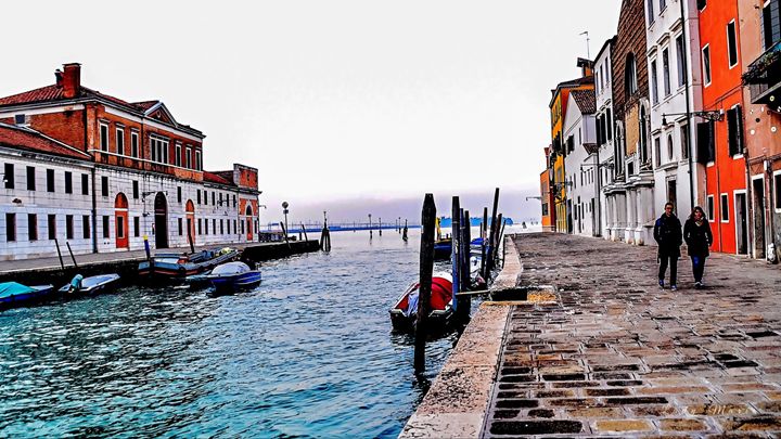 QUIET STROLL ON THE CANAL-VENICE - Lady Marie - Photography, Places ...
