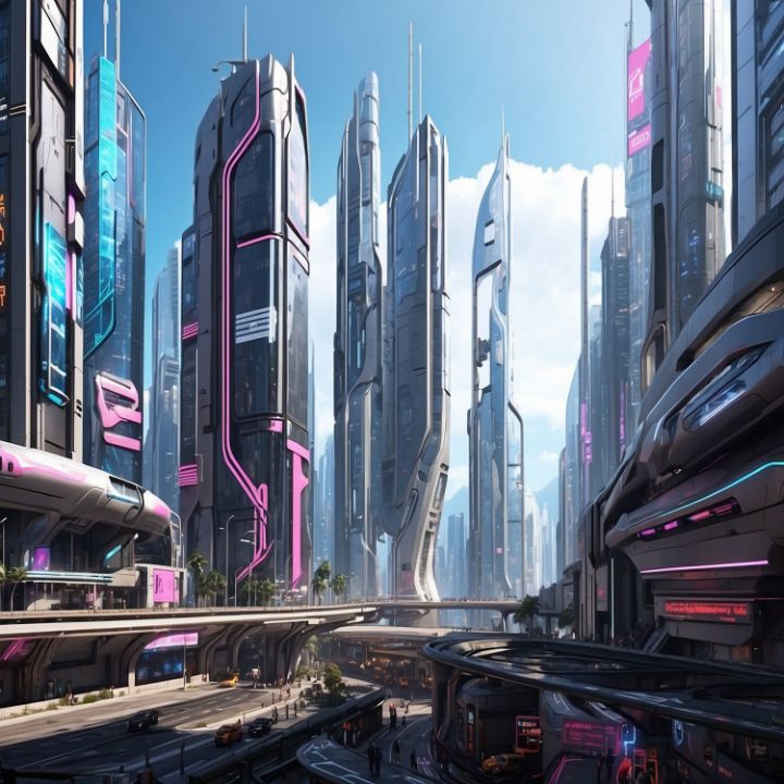 Cyberpunk Cityscape Art - Lucas Art - Digital Art, Buildings ...