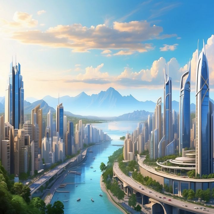 Perfect City View - Lucas Art - Digital Art & AI, Buildings ...