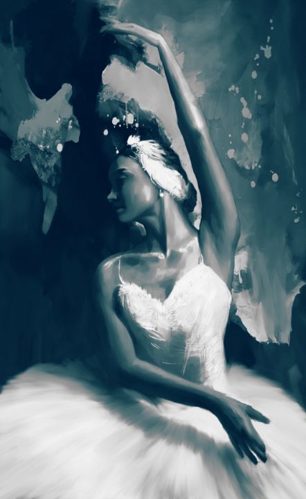 Ballet Dance art hh67i - Gull G - Paintings & Prints, Abstract, Other ...