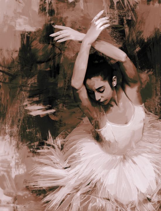 Ballet Dancer art 56u - Gull G - Paintings & Prints, Abstract, Other ...