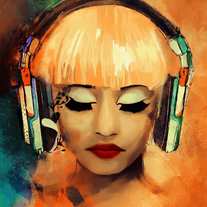 Nicki Minaj Portrait art 45 - GullG - Paintings & Prints, Abstract ...