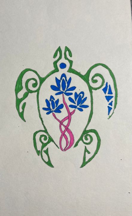 Island Turtle - zonaarts - Drawings & Illustration, Animals, Birds ...