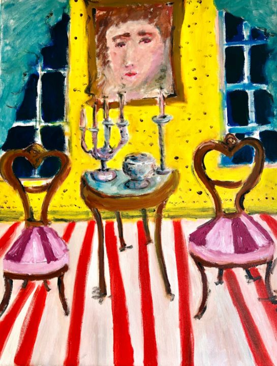 thinking stripes - Savinar Paintings - Paintings & Prints, Still Life ...