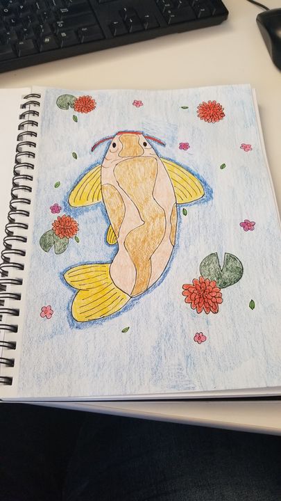 Koi Fish - Krinas Creations - Drawings & Illustration, Animals, Birds ...