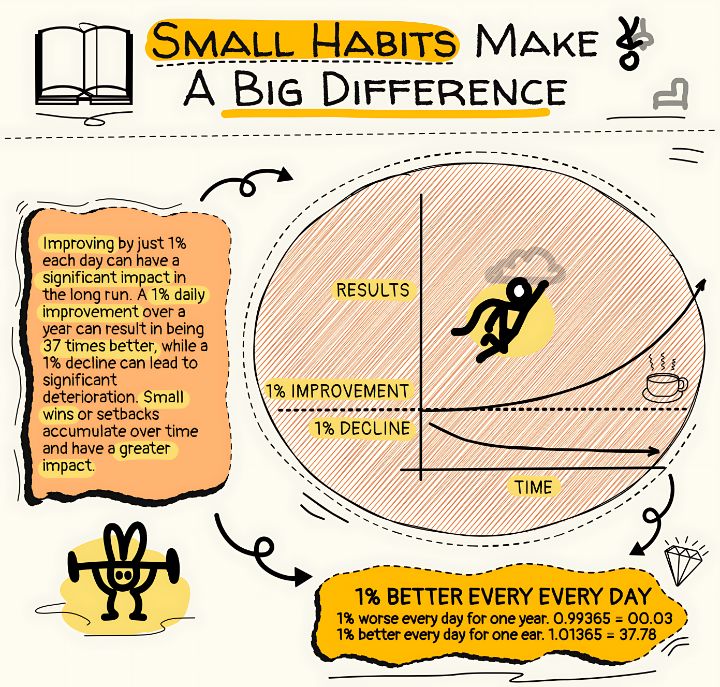 Small Habits Make a Big Difference - Anthony Art Prints - Drawings & Illustration, Humor ...