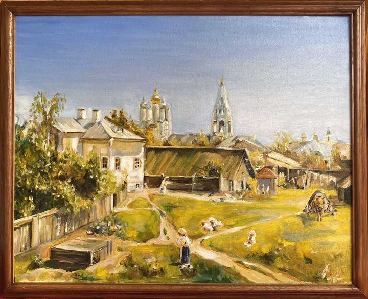 moscow courtyard - colour___box - Paintings & Prints, Landscapes ...