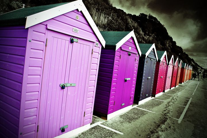 Bournemouth Beach Huts Dorset - Andy Evans Photos - Photography ...