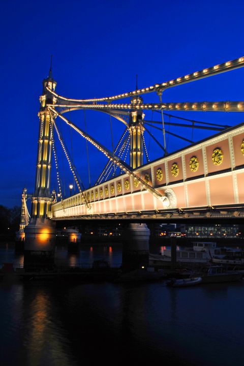 Albert Bridge River Thames London - Andy Evans Photos - Photography ...