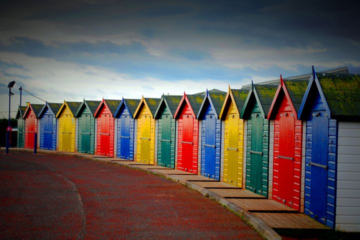 Dawlish Warren Beach Huts Devon - Andy Evans Photos - Photography ...