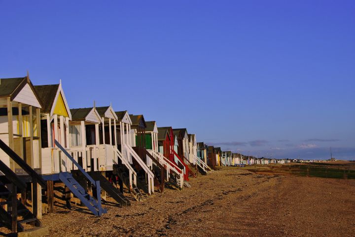 Thorpe Bay Beach Huts Essex England - Andy Evans Photos - Photography ...